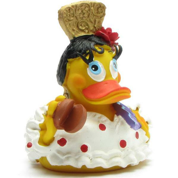 Rubber Duck Bath Duck Flamenco dancer - white Ducky Rubber Duckie | eBay