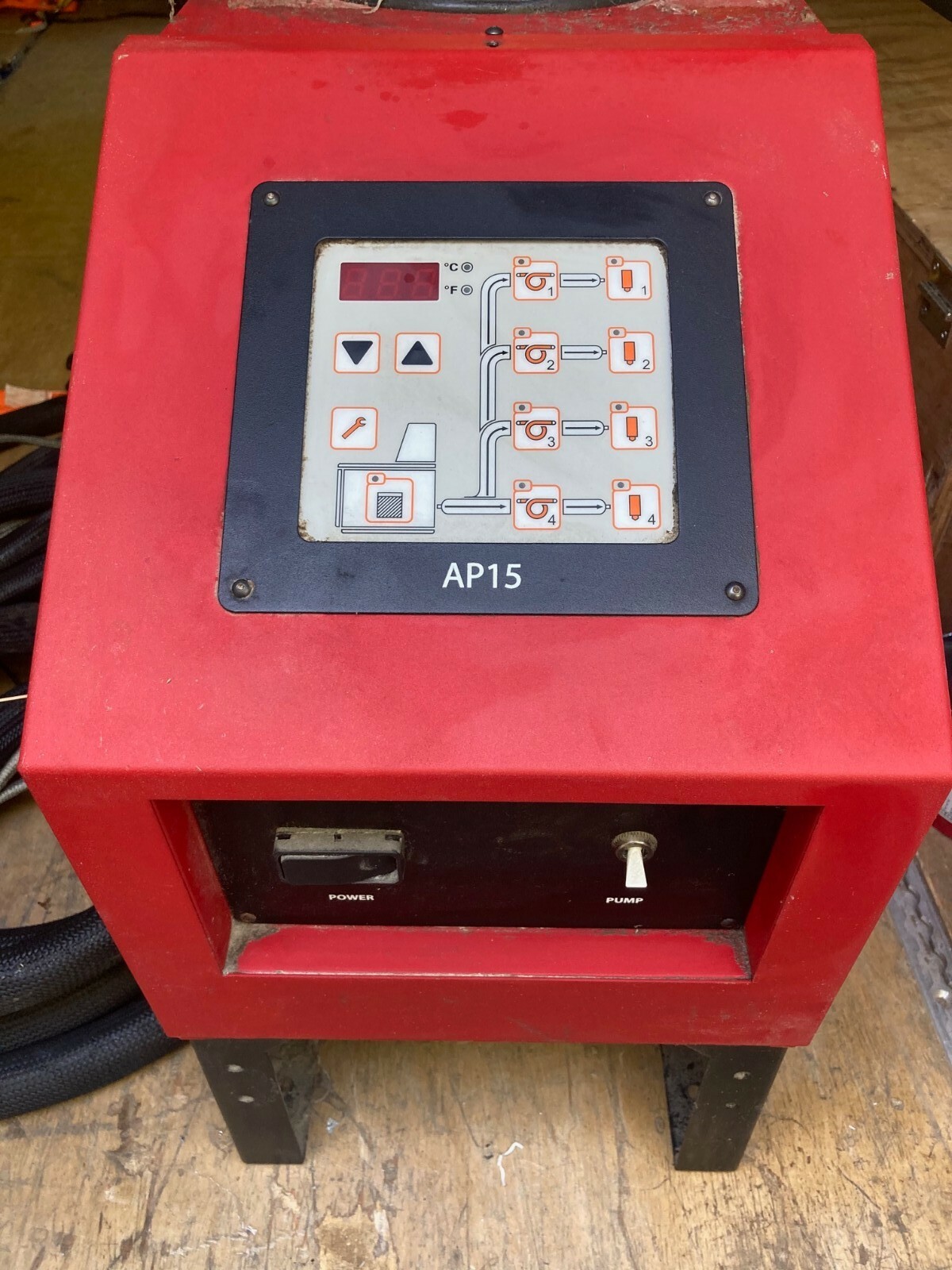 Nordson-style Astro Packaging AP15 Hot Melt Dispenser (Nordson hose ...