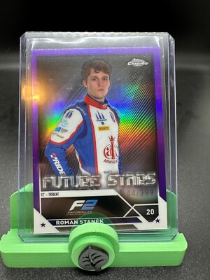 2023 Topps Chrome Formula 1 F1 Roman Stanek Purple /399 #86 | eBay