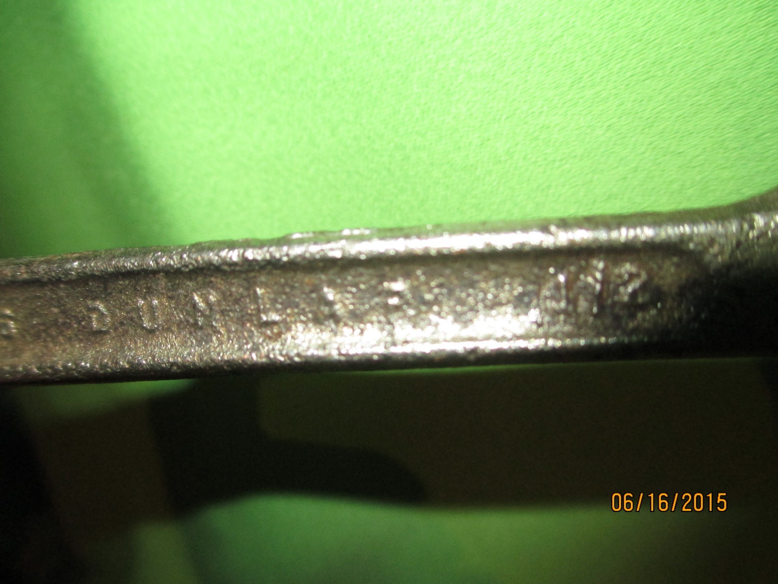 DUNLAP WRENCH -STEEL DOUBLE WRENCH 9/16 & 1/2 | eBay