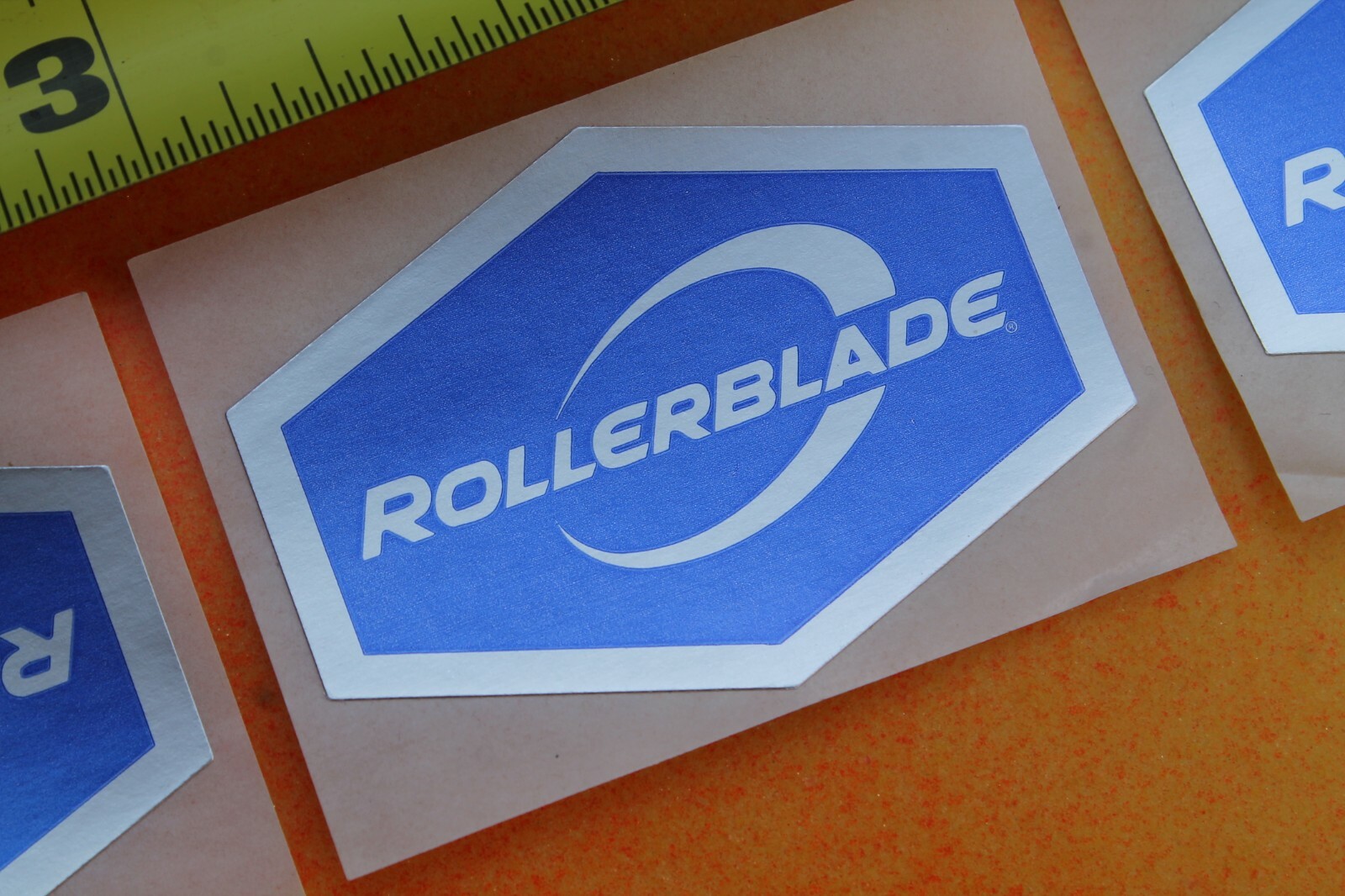 ROLLERBLADE Inline Skate Street Hockey Blue Silver INLINE SKATE STICKER ...
