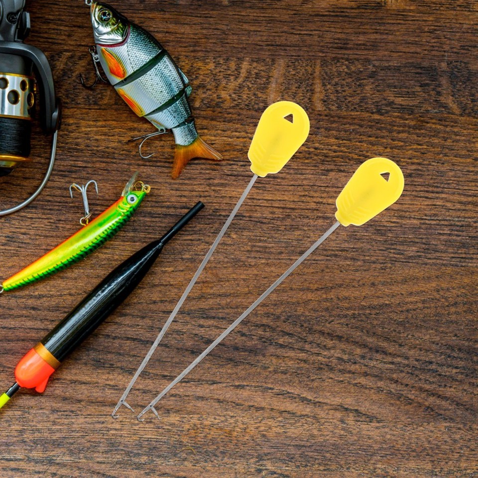 4 Pcs Carp Fishing Baiting Needles Supplies Drill Lure Rigging Hook ...