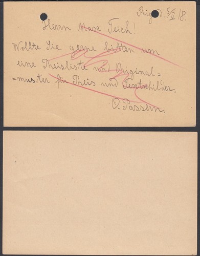 Lithuania 1918 - Lot of 2 # Postal stationeries ............(EB) AR ...