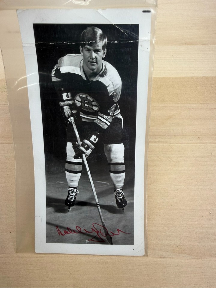 1970S BOBBY ORR FAN CLUB AUTOGRAPH PHOTO NHL HOCKEY BOSTON BRUINS HHOF ...