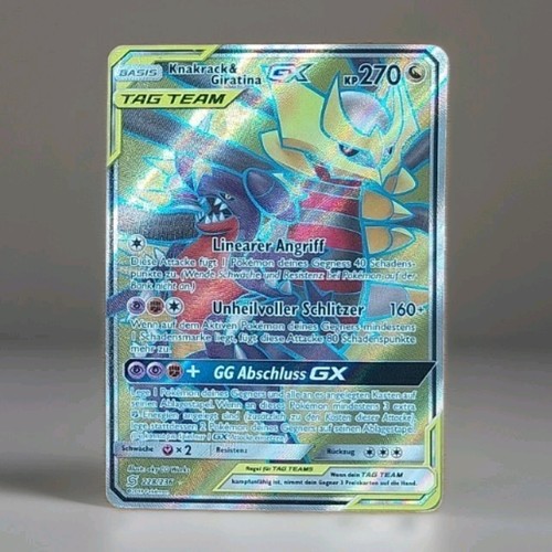 Knakrack & Giratina GX Pokemon Karte Deutsch 228/236 Bund der ...
