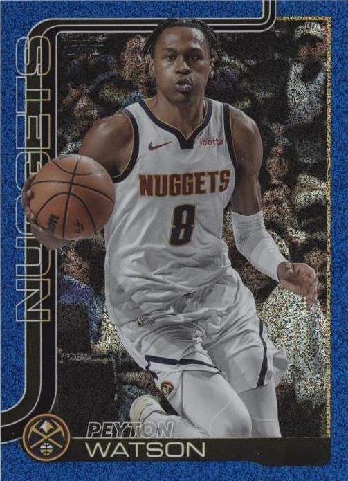 2025-26 Topps - Peyton Watson #106 Blue Sandglitter for sale online | eBay