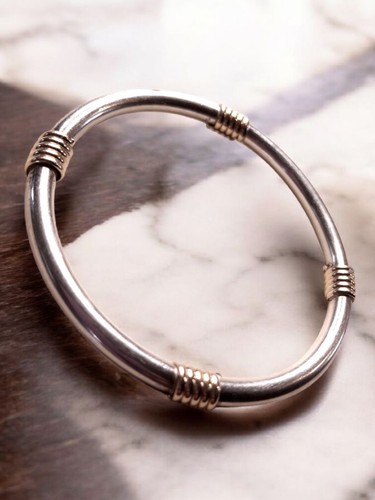 Vintage Statement Sterling Silver 925 Bangle Bracelet | eBay