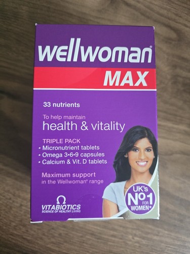 Vitabiotics - Wellwoman Max - 84 Tabs/Caps - Best Before - 05/25 - Free ...