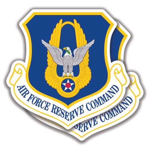 2 US AIR FORCE RESERVE COMMAND SHIELD DECAL Sticker Bogo | eBay