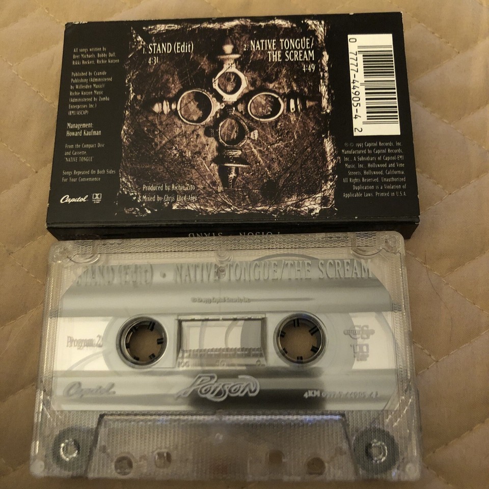 Poison Stand & Native Tongue/The Scream (Cassette Single) Like New | eBay