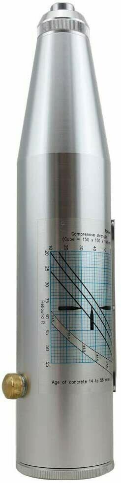 Concrete Rebound Hammer Tester Resiliometer Schmidt Hammer 10 to 60Mpa ...