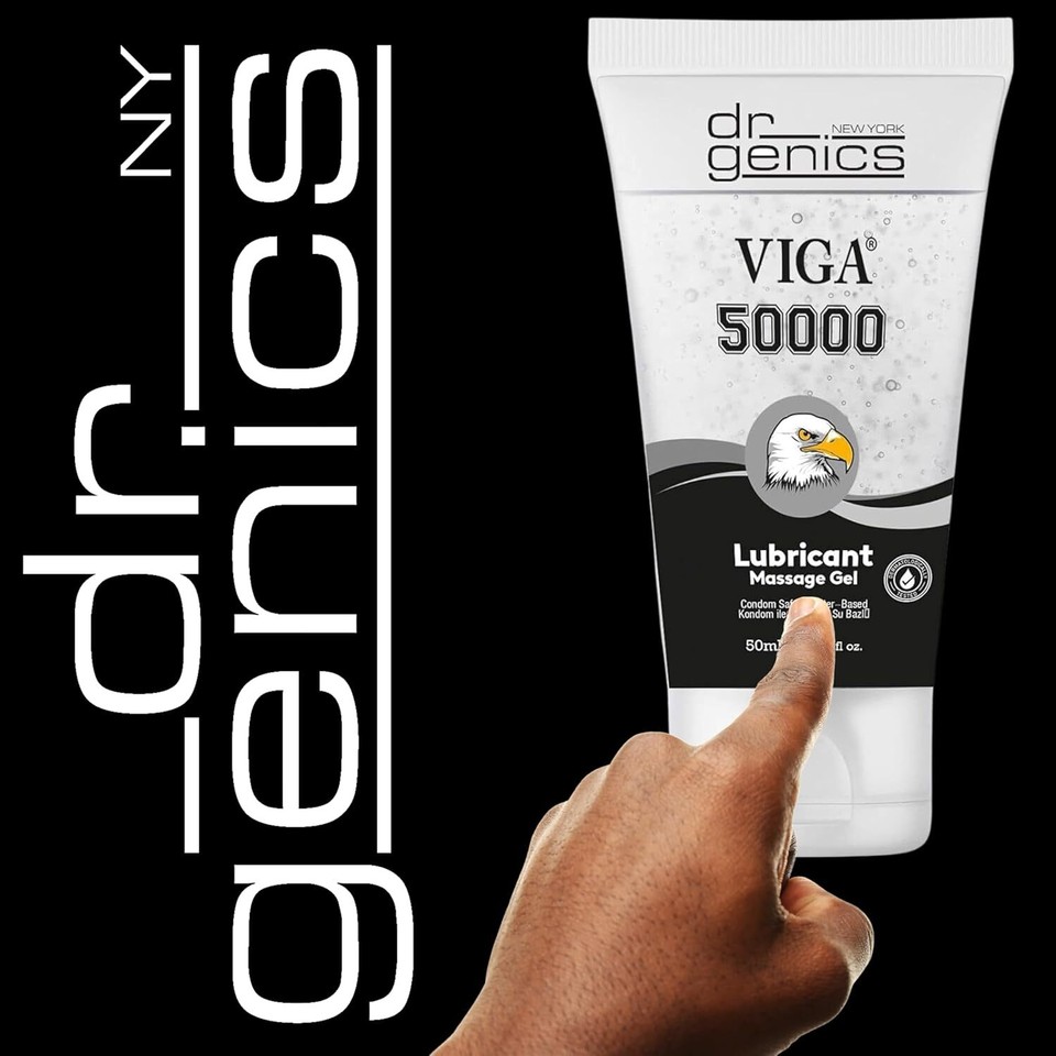 DrGenics Viga 50000 Lubricant Gel, lube for Couple, Massage Oil for ...