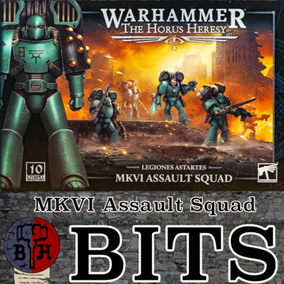 Horus Heresy Mark 6 Space Marines MKVI Assault Squad BITS Warhammer 40k ...