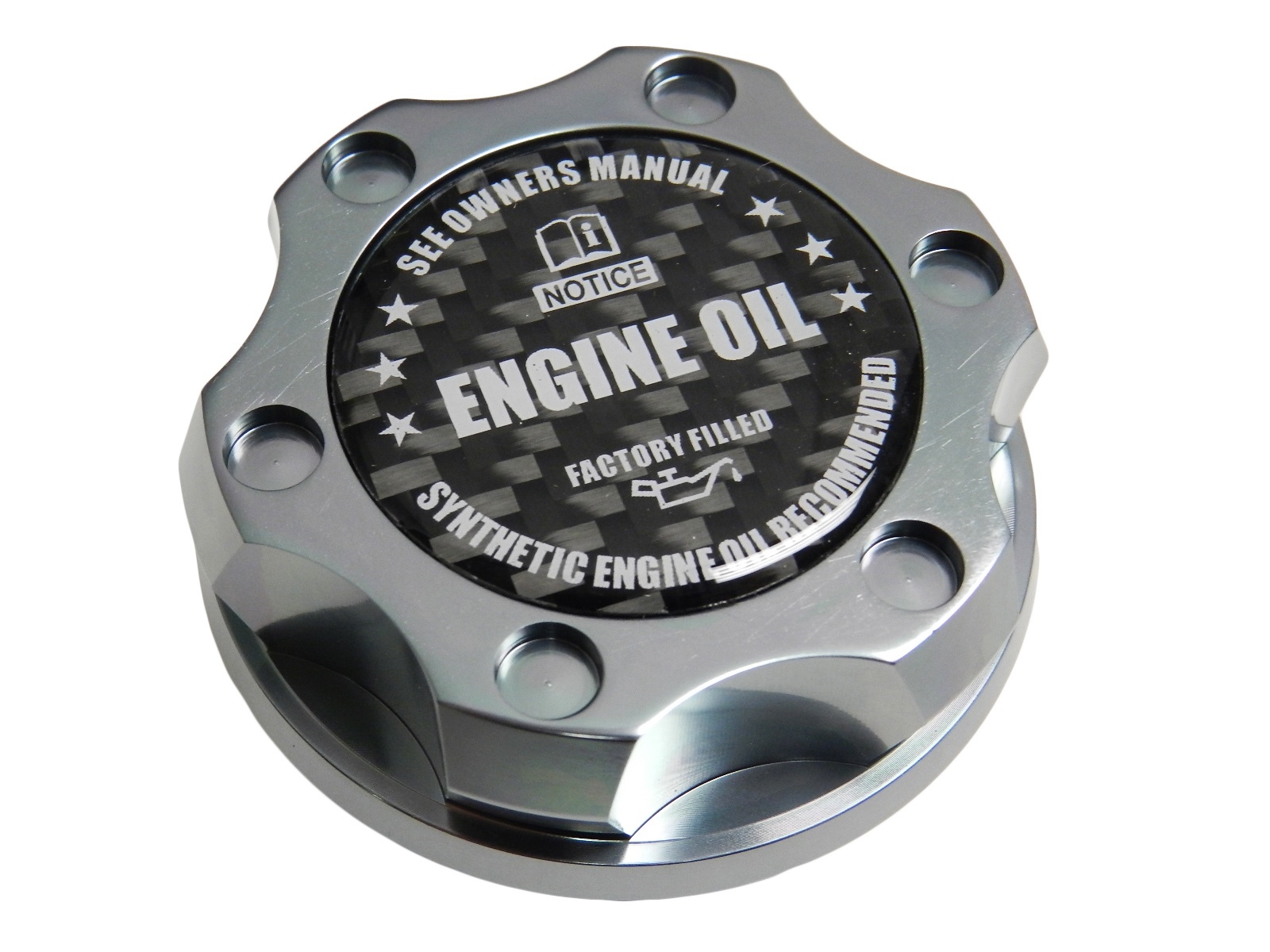 GUNMETAL SYNTHETIC CNC BILLET ENGINE OIL CAP FOR 07-15 MINI COOPER CF ...