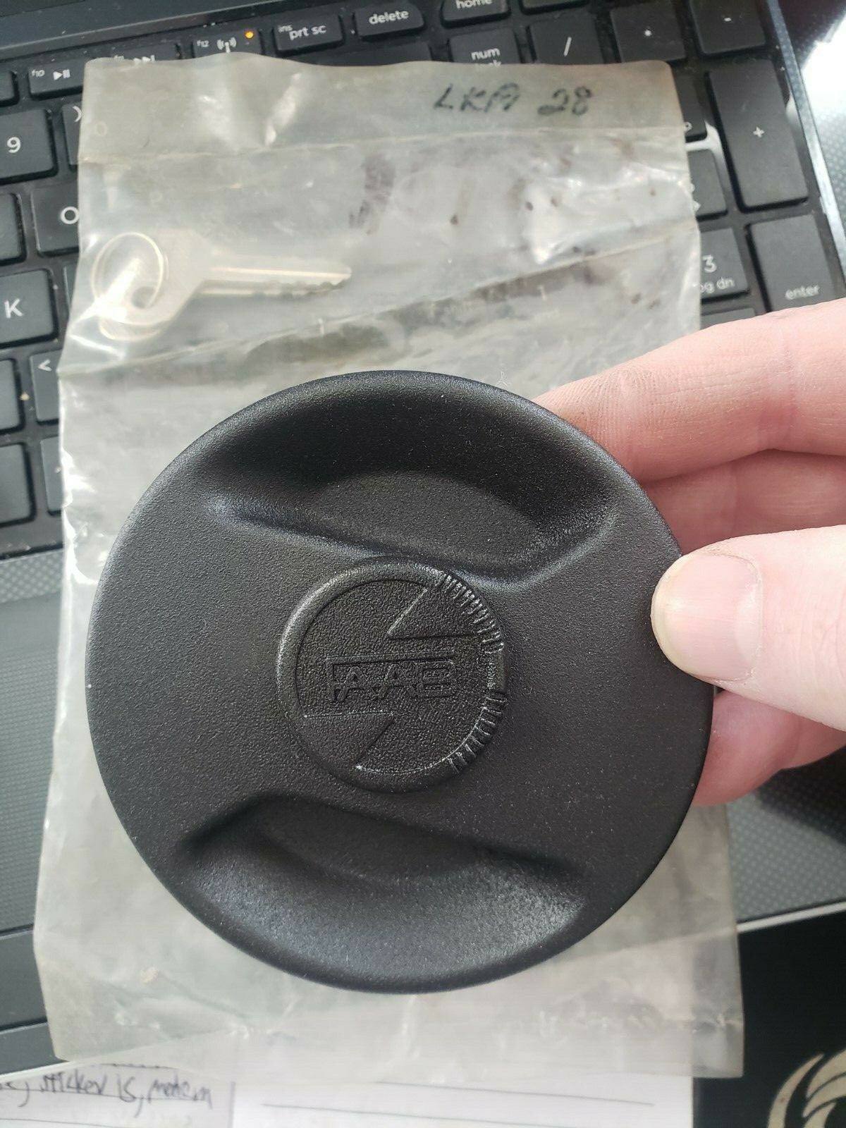 NOS NEW Locking Gas Cap by FAAB W/ Keys VINTAGE RARE! | eBay