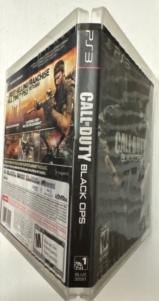 Call of Duty Black Ops PS3 Video Game w Case and Manual Play Station 3 ...