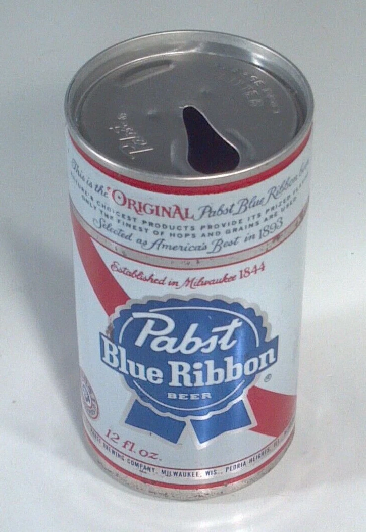 Pabst Blue Ribbon Can Label