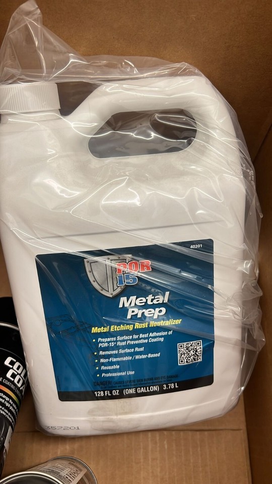 New POR-15 40201 (METAL PREP & READY RUST PREVENTATIVE COATING GALLON ...