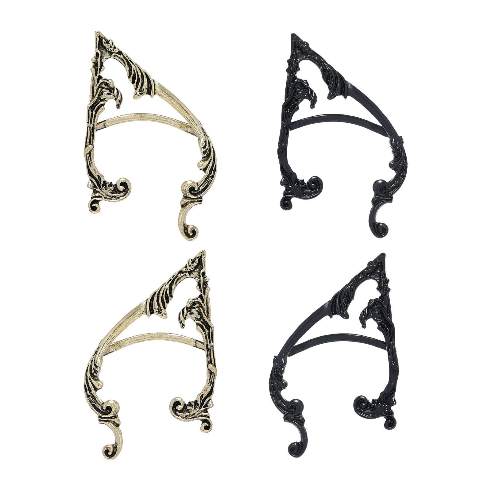 Rétro elfe Clip-On Ear Cuff Creative Fée Vintage Punk Mode Unique ...