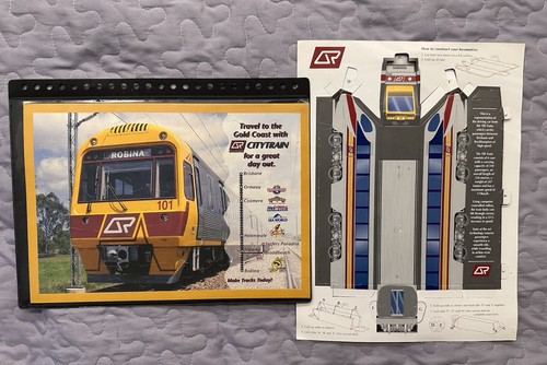 Queensland Railways (QR) Cardboard Jigsaw Puzzle & Loco Model | eBay ...