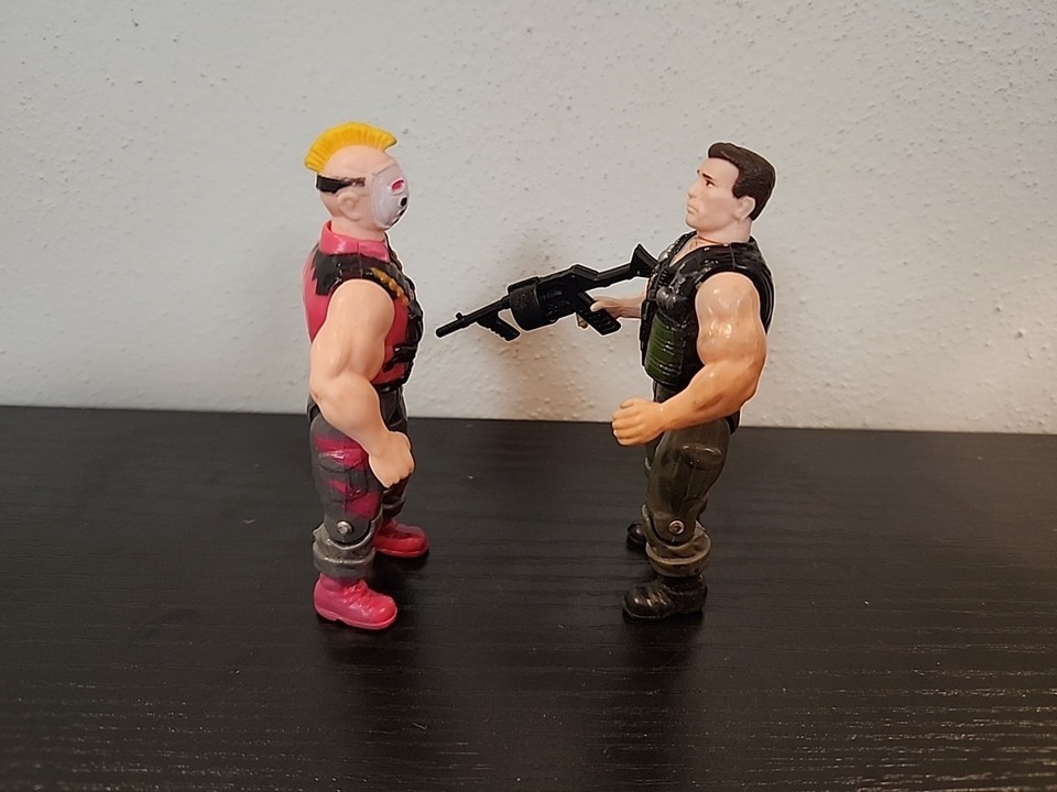 Diamond Toymakers Schwarzenegger Commando Movie Psycho + Matrix Figures Toy | eBay