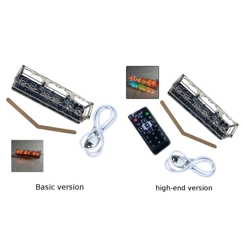 IN-12 Nixie Clock IN-12a IN-12b Compatible For IN-12a Bulbs Premium ...