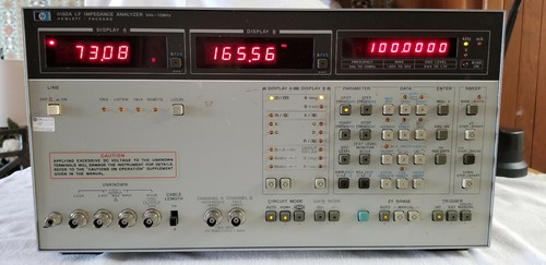 Agilent HP 4192A 5 Hz - 13 MHz LF Impedance Analyzer | eBay