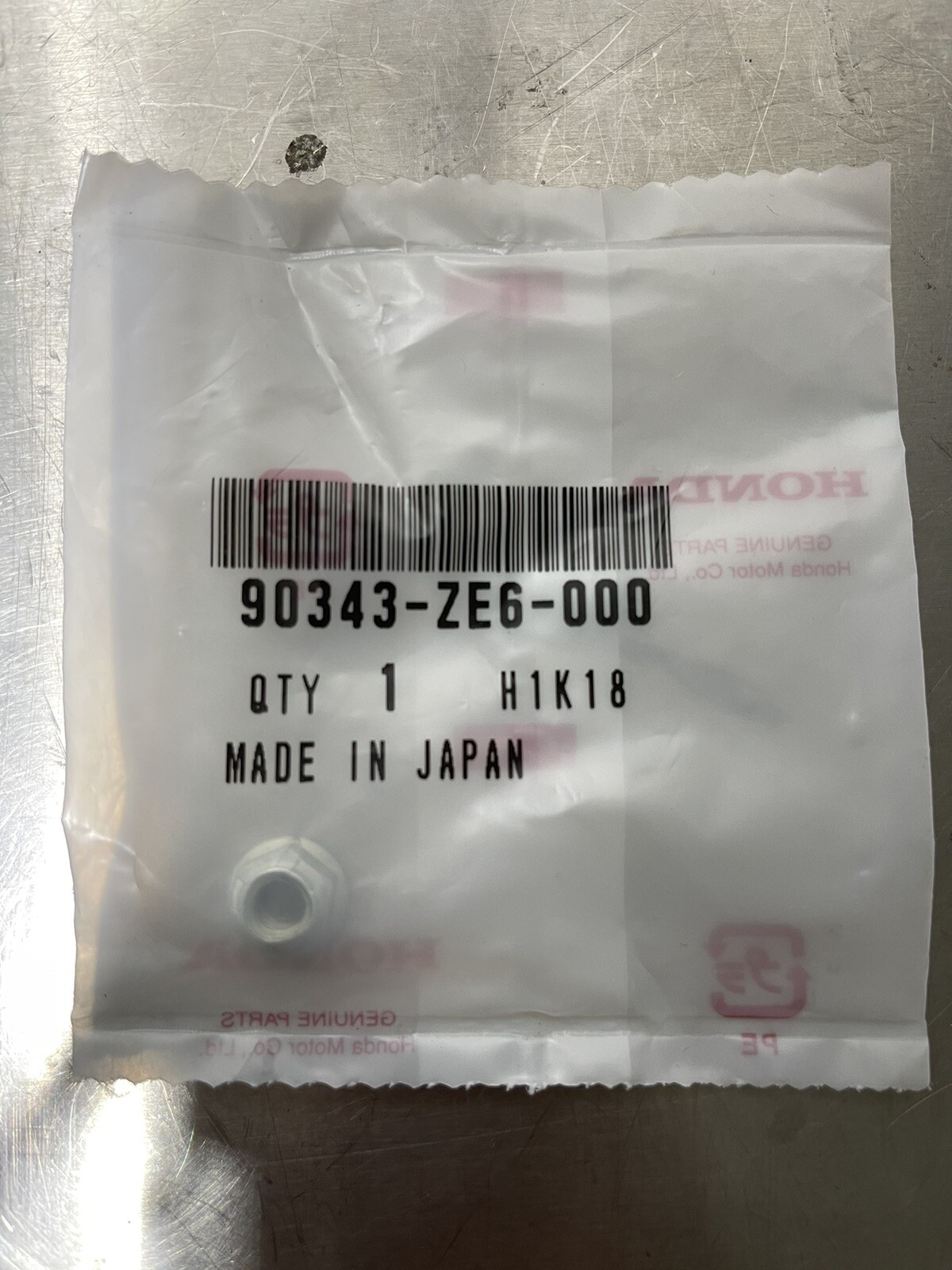 HONDA 90343-ZE6-000 SHEAR BOLT NUT | eBay