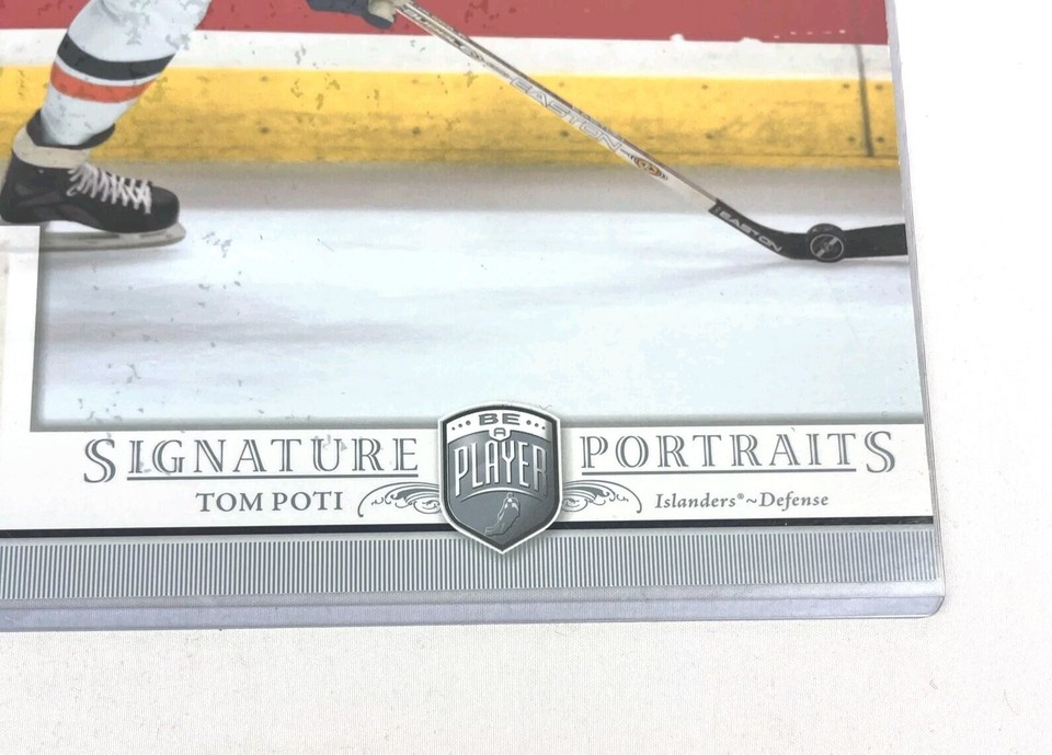 Signature Portraits Tom Poti Islanders Defense 2006 Hand Signed 8 X 10 ...