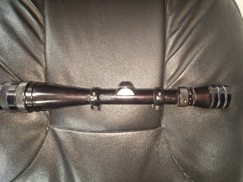 REDFIELD 6-18X 40 MM RIFLE SCOPE WITH TWIST RINGS ADJ. OBJECTIVE FINE ...