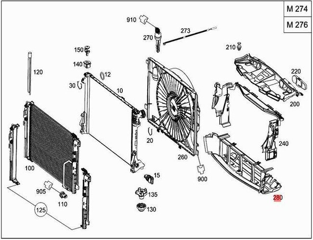 Mercedes-Benz E W212 Bottom Air Duct A2125051730 OEM for sale online | eBay