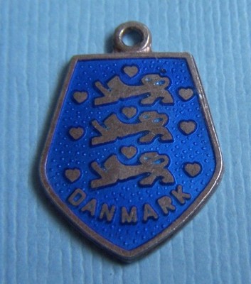 Vintage enamel Meka Denmark sterling charm | eBay
