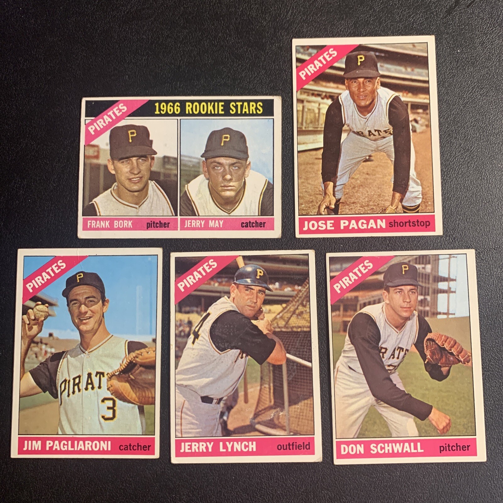 1966 Topps Lot - Pittsburgh Pirates (5) - Rookie Stars, Jose Pagan | eBay