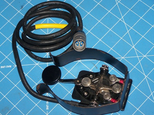 J-37 Military Telegraph Key J-45 Leg Knee Mount Harris Radio Morse HAM ...