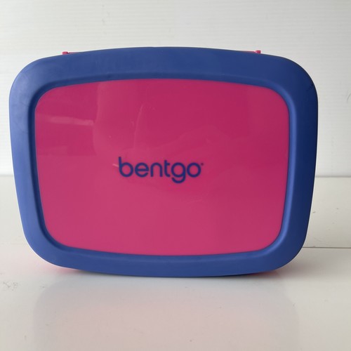 Bentgo Kids Lunch Box Storage Container Fuchsia Pink EUC 8.5x6.5x2" | eBay