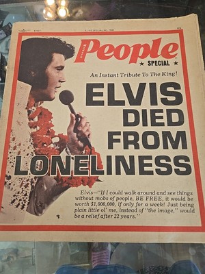 Elvis Presley Magazine Modern People Special ELVIS DIED FROM LONELINES ...