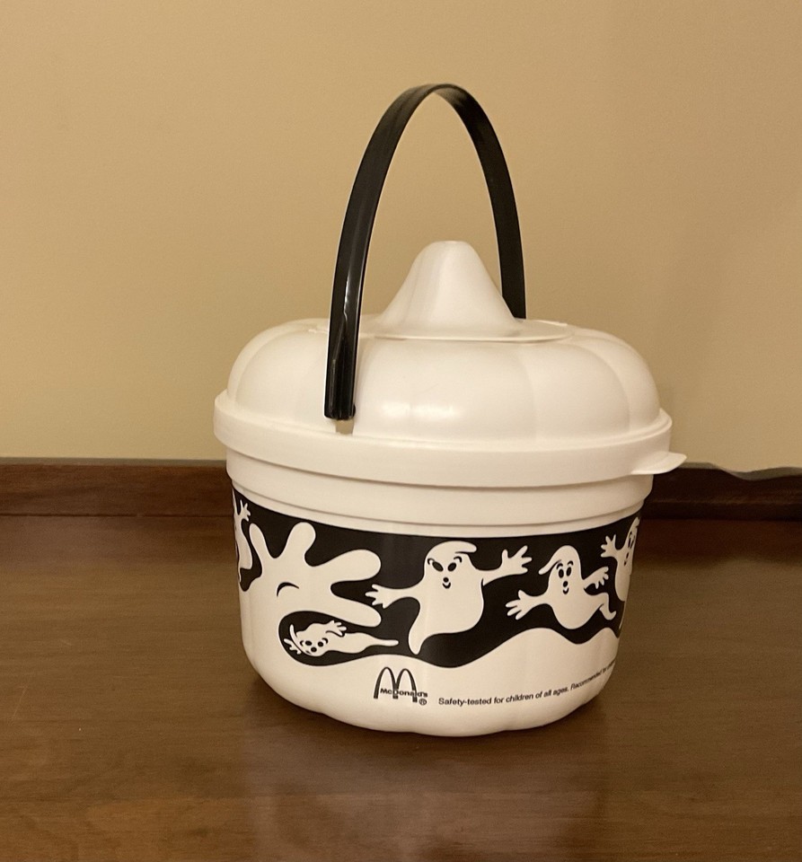 McDonald's Ghost McBoo Halloween Happy Meal Boo Bucket 1993 90s VINTAGE ...