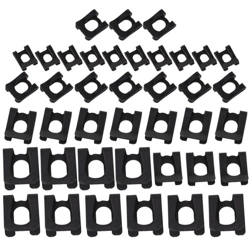 40pcs Car Body Retainer Clips Metal Motorcycle Fairing Clip u Style ...