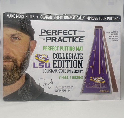 New Perfect Practice Collegiate Putting Mat 9'6" Dustin Johnson Golf ...