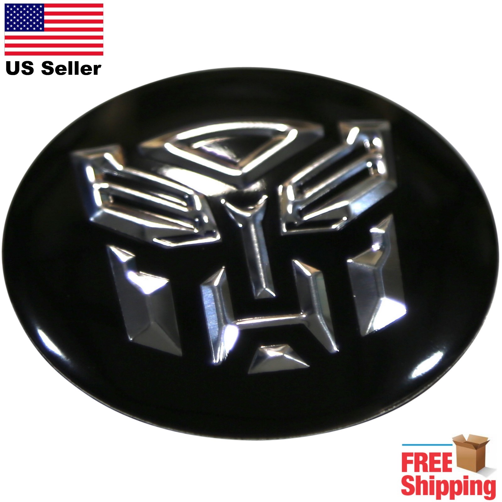 (PACK OF 4) Transformers Optimus Prime Wheel Center Cap Sticker Decal 2 ...