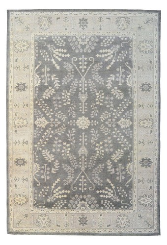Restoration Hardware Nava Hand Knotted Gray Rug 9x12 Wool $5795 MSRP | eBay