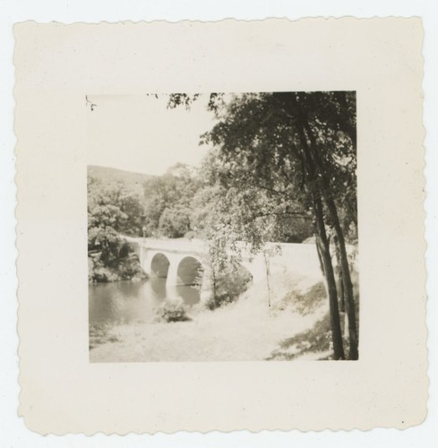 Marble Memorial Bridge Proctor Vermont Vt real photo rp 3 x 3 inches ...