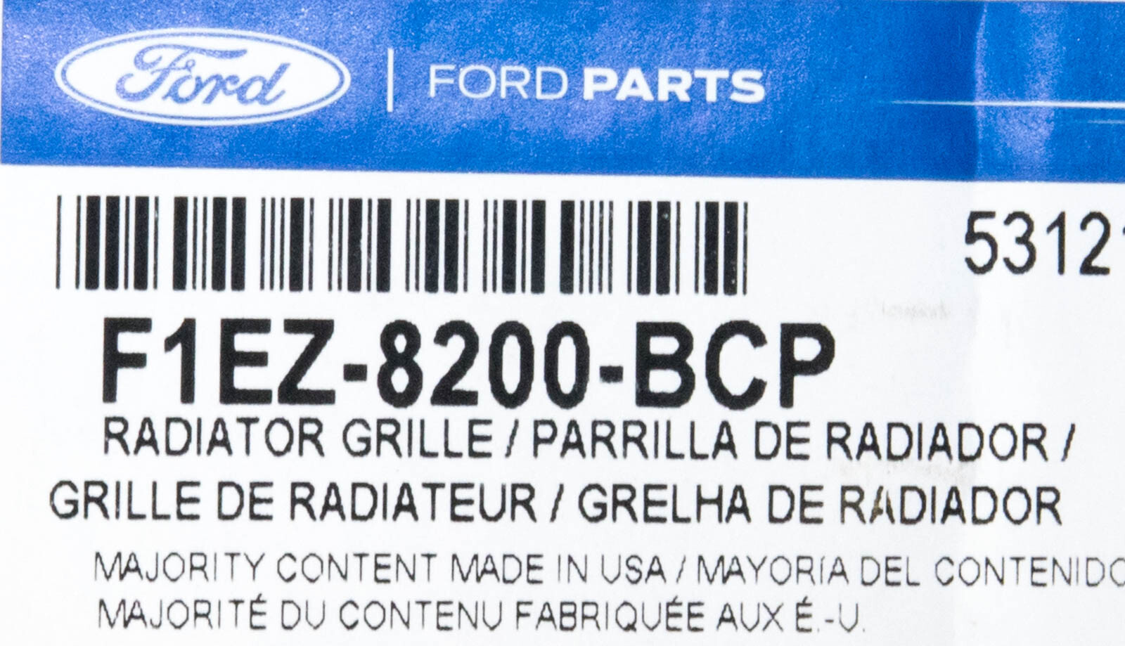 OEM NEW 2015-2019 Ford Focus Upper Grill Chrome & Black F1EZ8200BCP | eBay