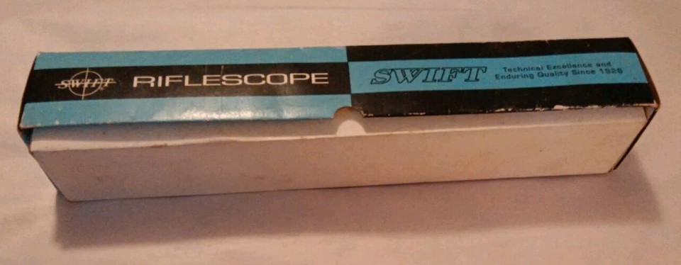 SWIFT MODEL 656 3-9X40 WIDE ANGLE SCOPE Box Only | eBay