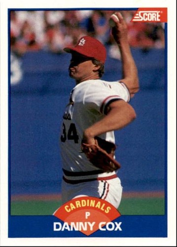 1989 Score Baseball Card Danny Cox A St. Louis Cardinals #613 | eBay