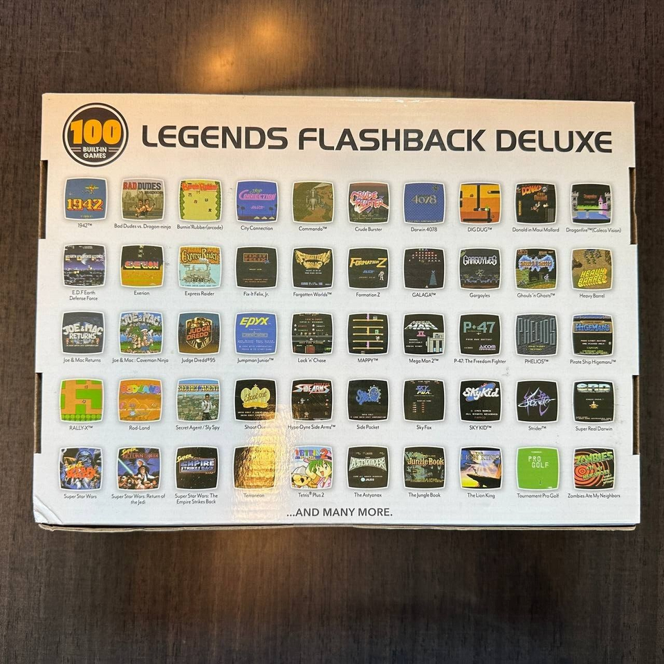 AtGames Legends Flashback Deluxe Special Edition Console with 110 Games ...