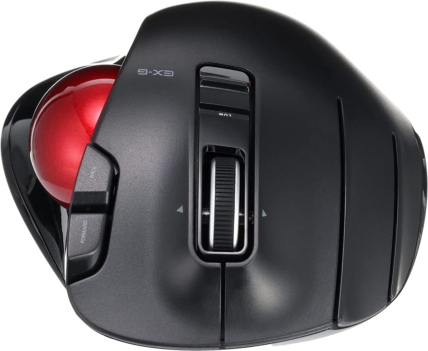 EX-G Left-Handed Trackball Mouse, 2.4Ghz Wireless, Thumb Control, 6 ...