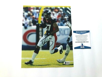 Ed McCaffrey Hot! signed autographed Broncos Elway 8x10 photo Beckett ...