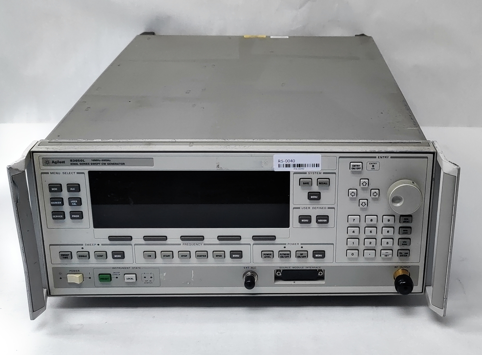 Agilent 83650b Synthesized Swept Signal Generator 10 MHz to 50 GHz 008 ...