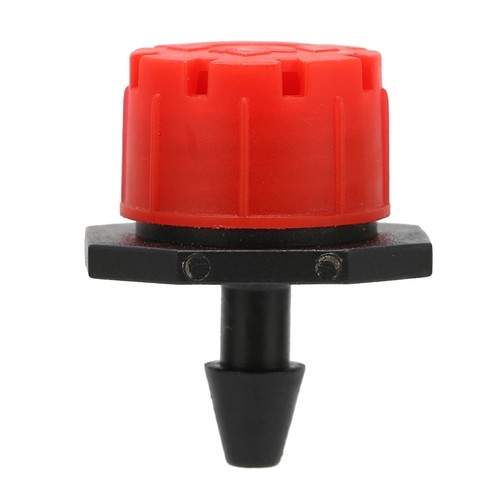 US (Red)100PCS 360 Degree Adjustable Irrigation Sprinkler 1/4in Drip ...